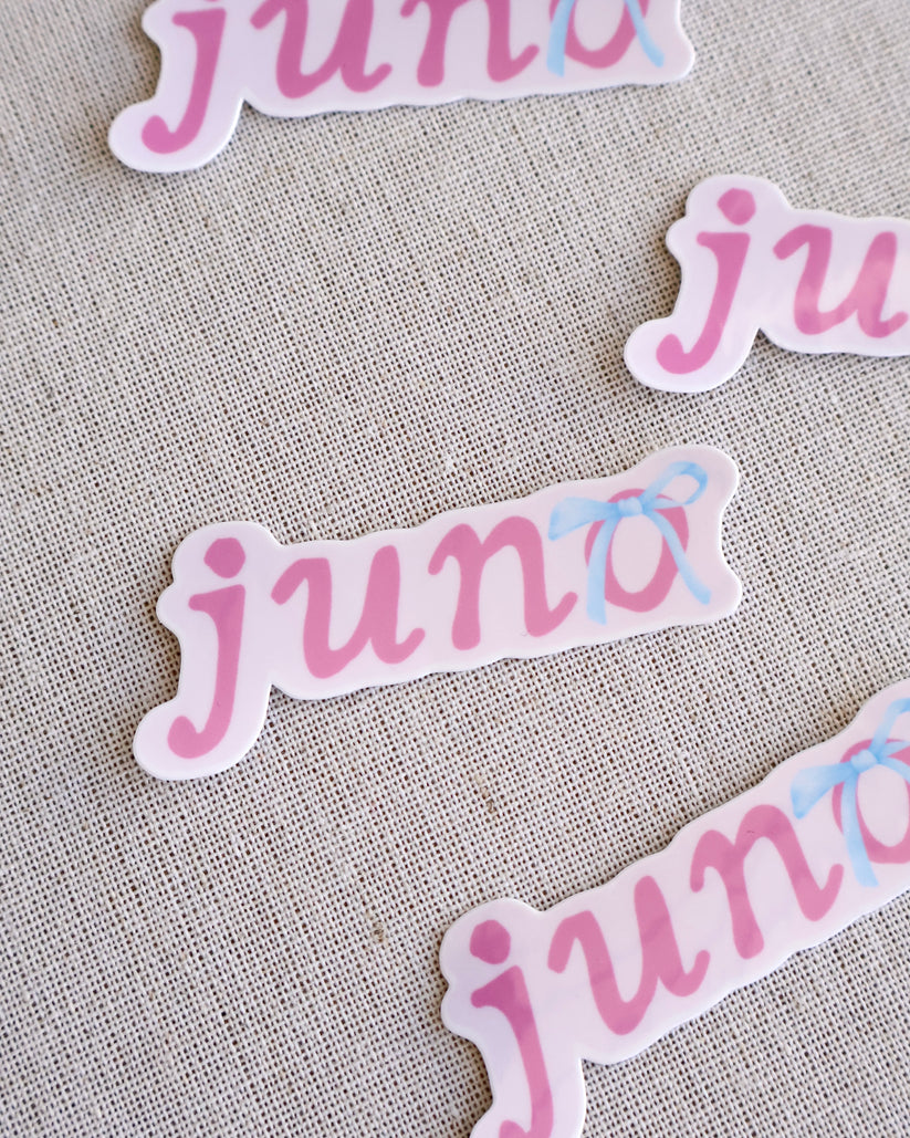 Juno Sticker – BooksWithJess