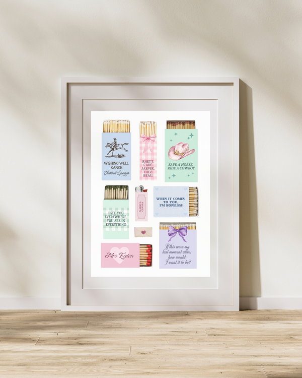 Chestnut Springs Matchbox Print – BooksWithJess