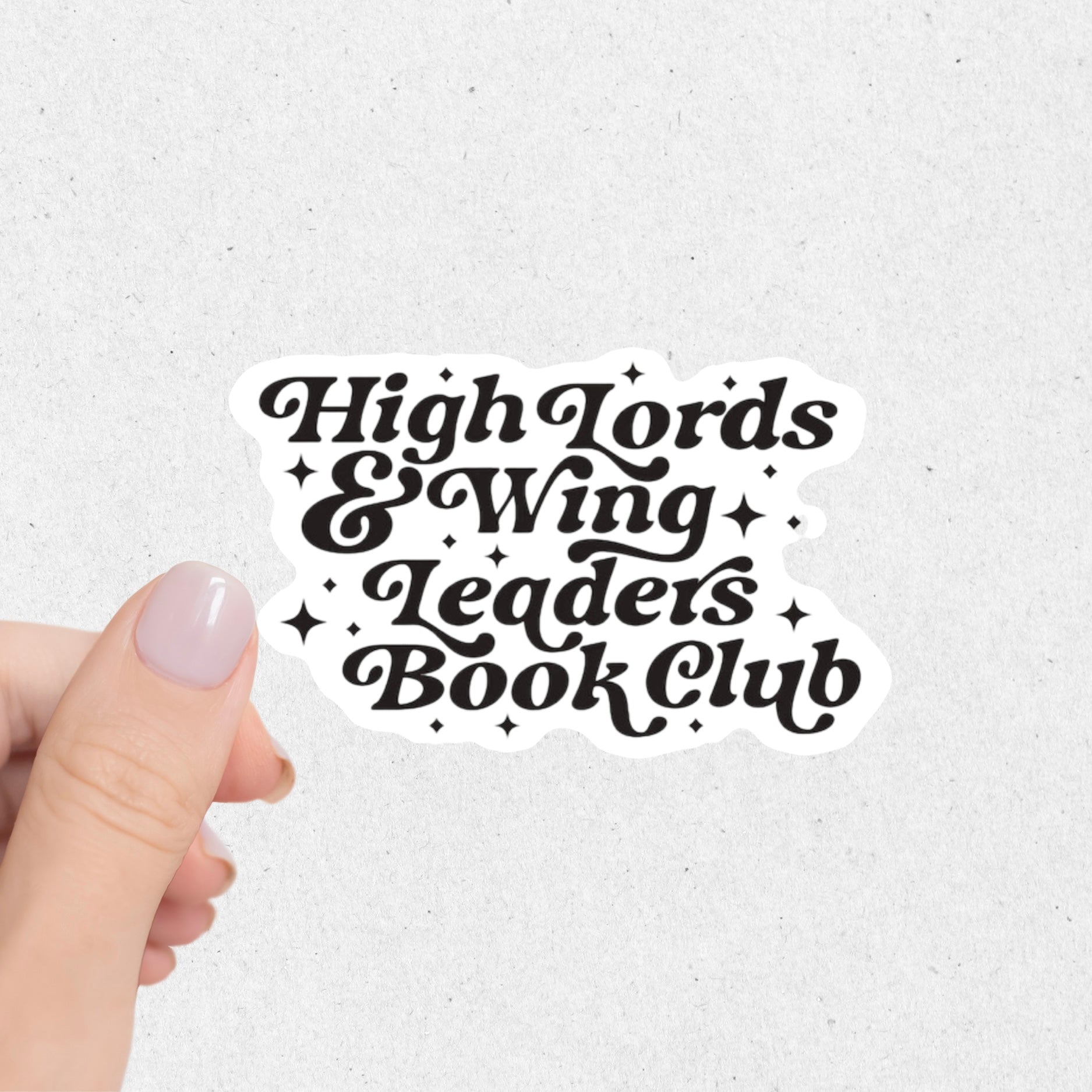 High Lords & Wing Leaders Sticker – BooksWithJess