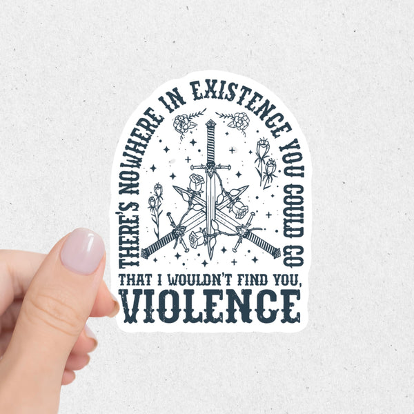 Violence Sticker – BooksWithJess